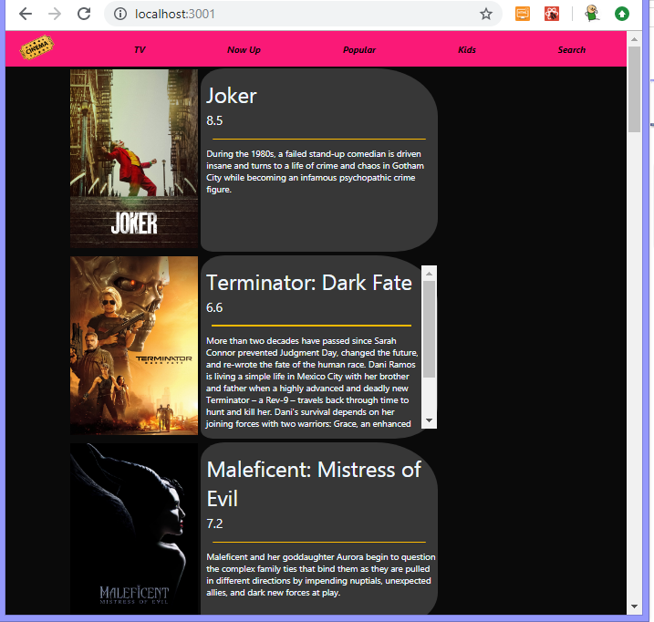 GitHub - shrey-958/cinematic-app: 🎥 🎬 A movie collection site, giving information(description ...
