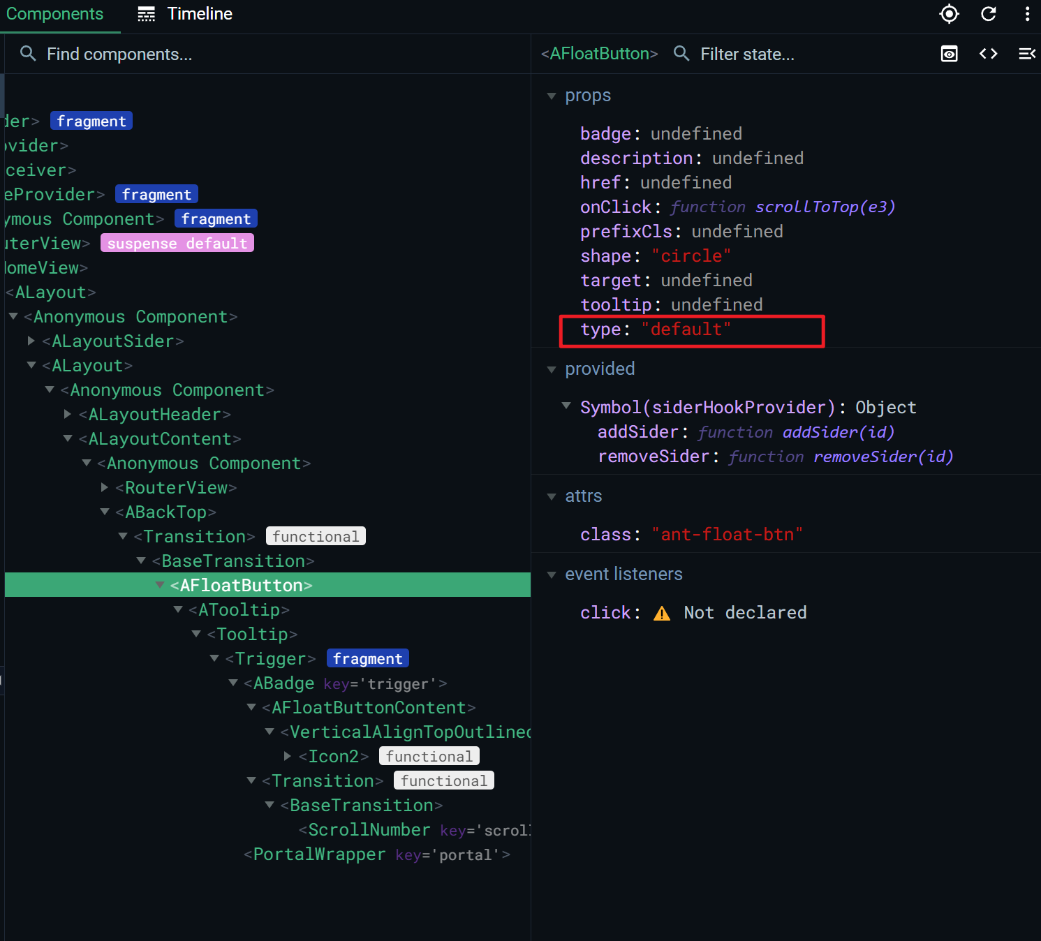 ABackTop组件type属性值设置不生效 · Issue #7008 · vueComponent/ant-design-vue · GitHub