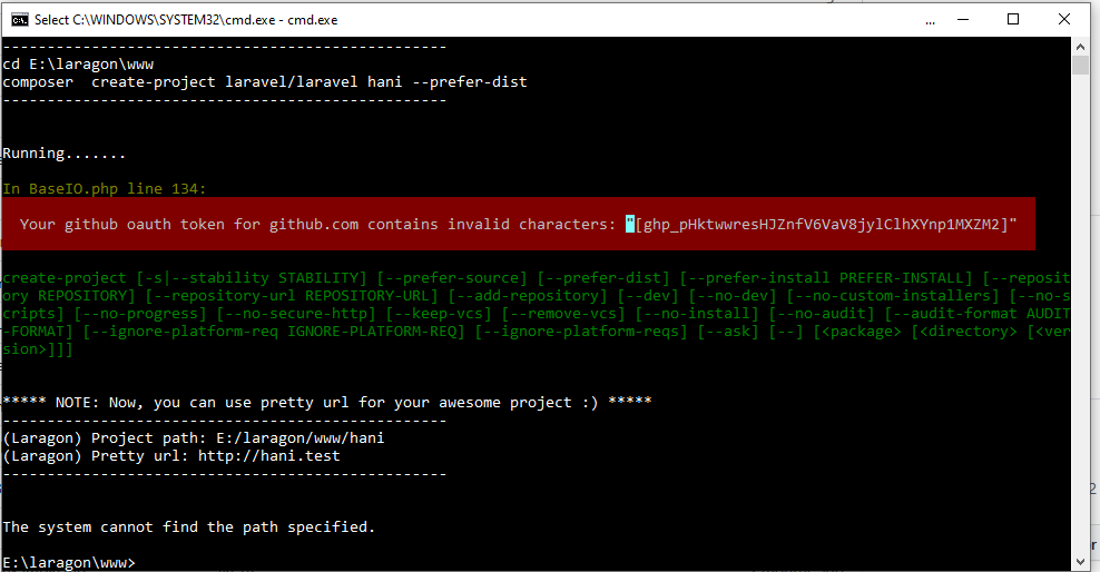 I Was Trying To Run This Repo But It Does Not Working Now I Can Not Run Any Laravel App How To