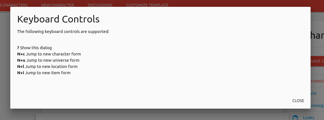 Keyboard shortcuts need updated for all the new content types · Issue ...