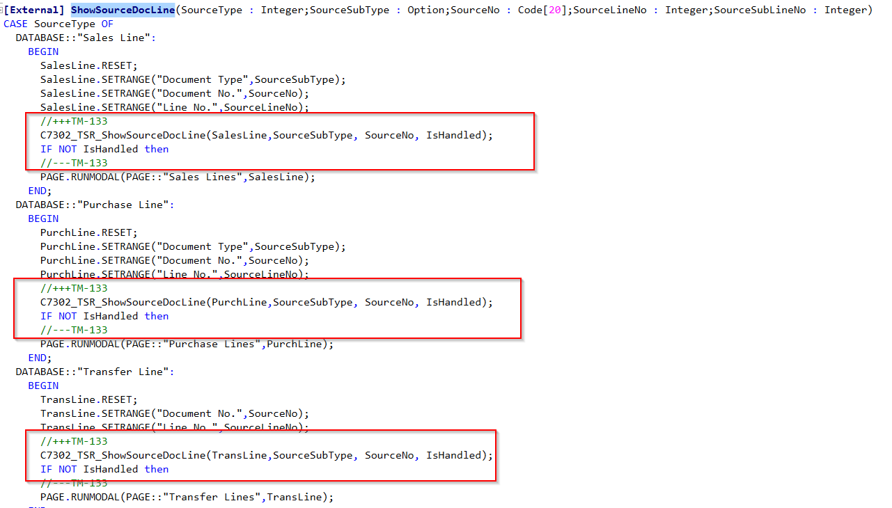 CU 7302 ShowSourceDocLine event needed · Issue #5157 · microsoft/ALAppExtensions · GitHub
