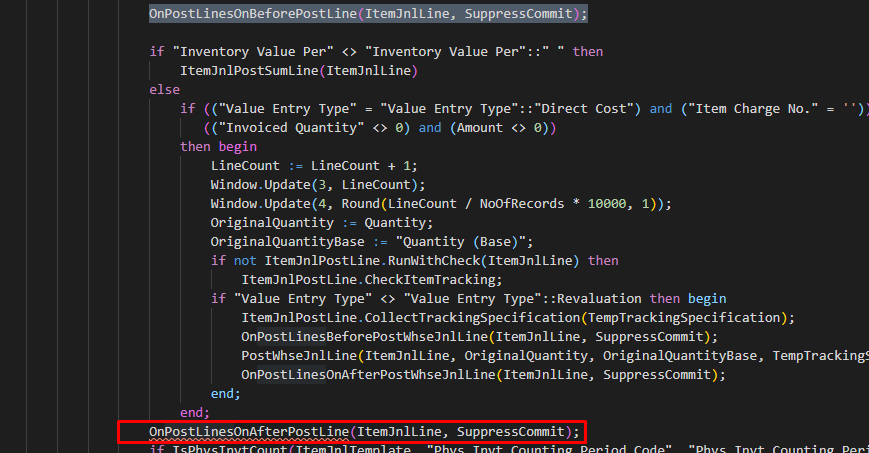 [Event Request] CU 23 function PostLines · Issue #7116 · microsoft/ALAppExtensions · GitHub
