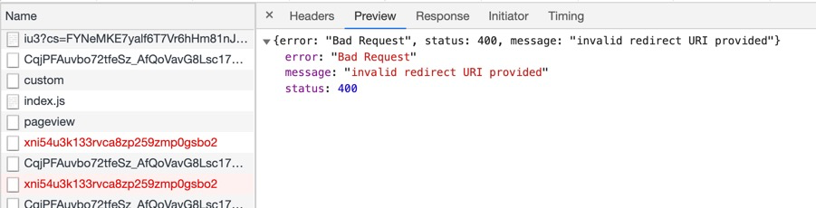 invalid redirect URI provided · Issue #305 · twitchdev/issues · GitHub