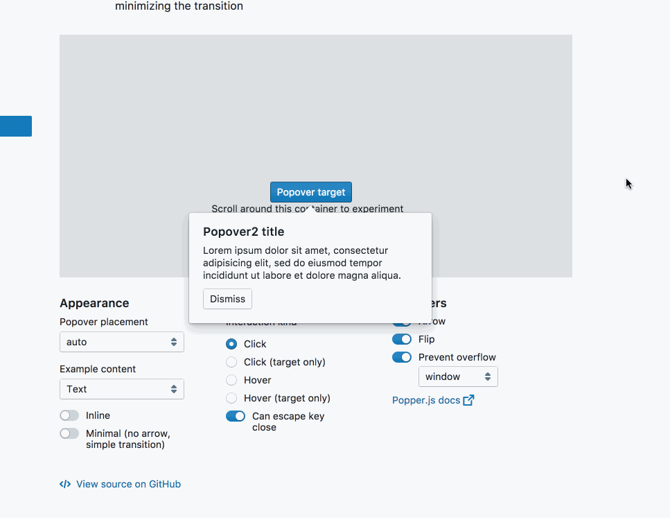 Popover2 weird flipping behavior? · Issue #1771 · palantir/blueprint · GitHub