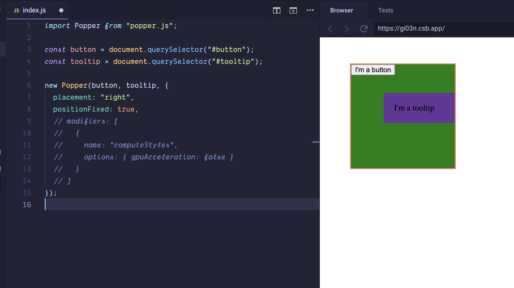 strategy: fixed is broken if its parent has will-change · Issue #1035 · floating-ui/floating-ui ...