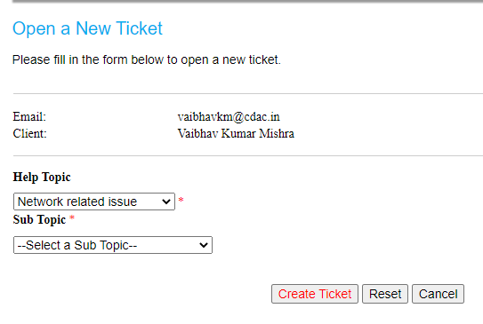 Feature Request: A sub-topic dropdown in Help topic section of 'open a new ticket; page. · Issue ...