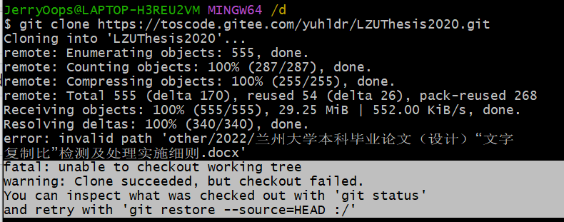 疑似规范性bug：目录页有罗马数字页码；Windows无法git clone · Issue #23 · yuhldr/LZUThesis2020 · GitHub