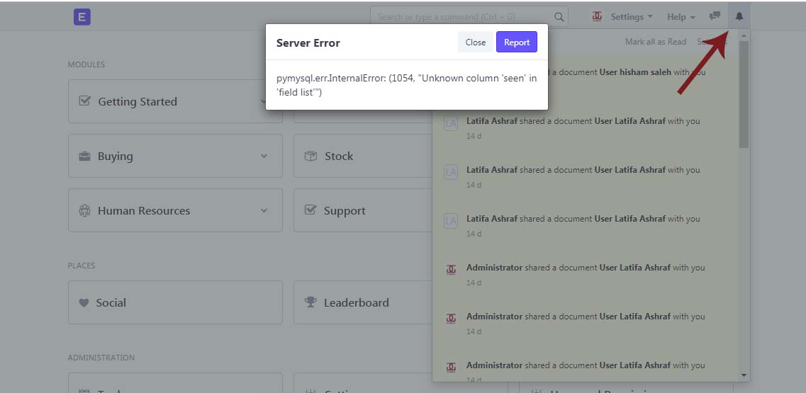 pymysql.err.InternalError: (1054, "Unknown column 'seen' in 'field list'") · Issue #19710 ...