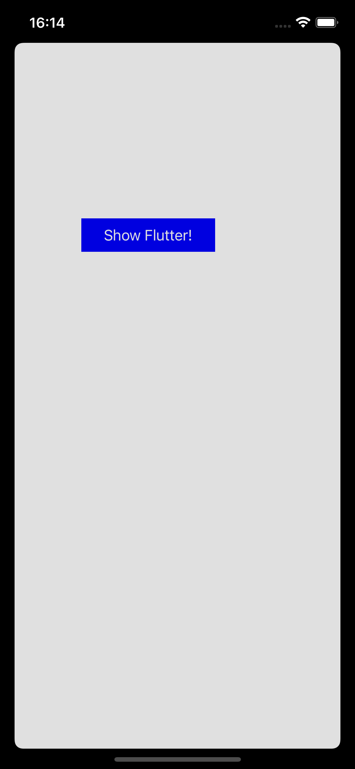 FlutterViewController is always transparent when adding Flutter to new iOS app · Issue #94554 ...