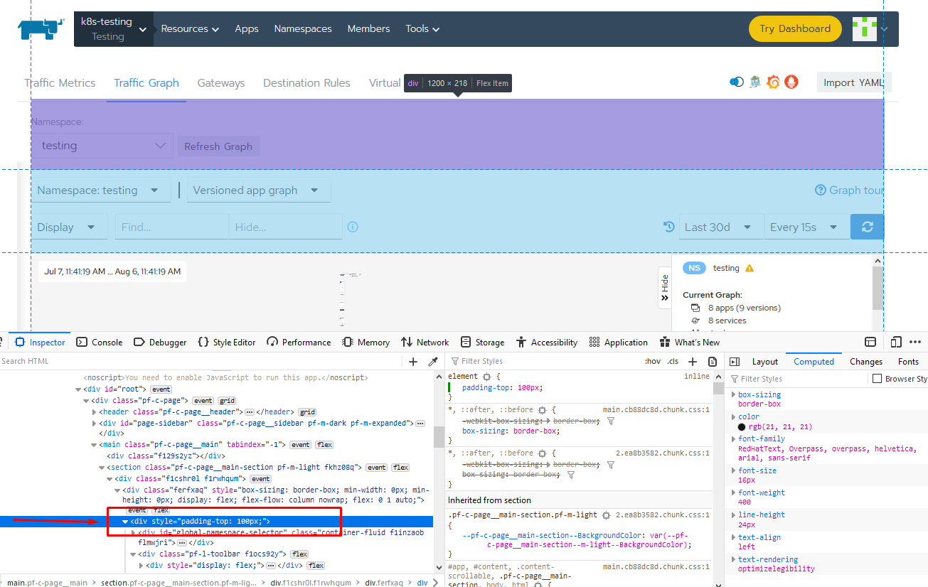 Rancher - Istio - Kiali Graph is offset in UI · Issue #28207 · rancher/rancher · GitHub