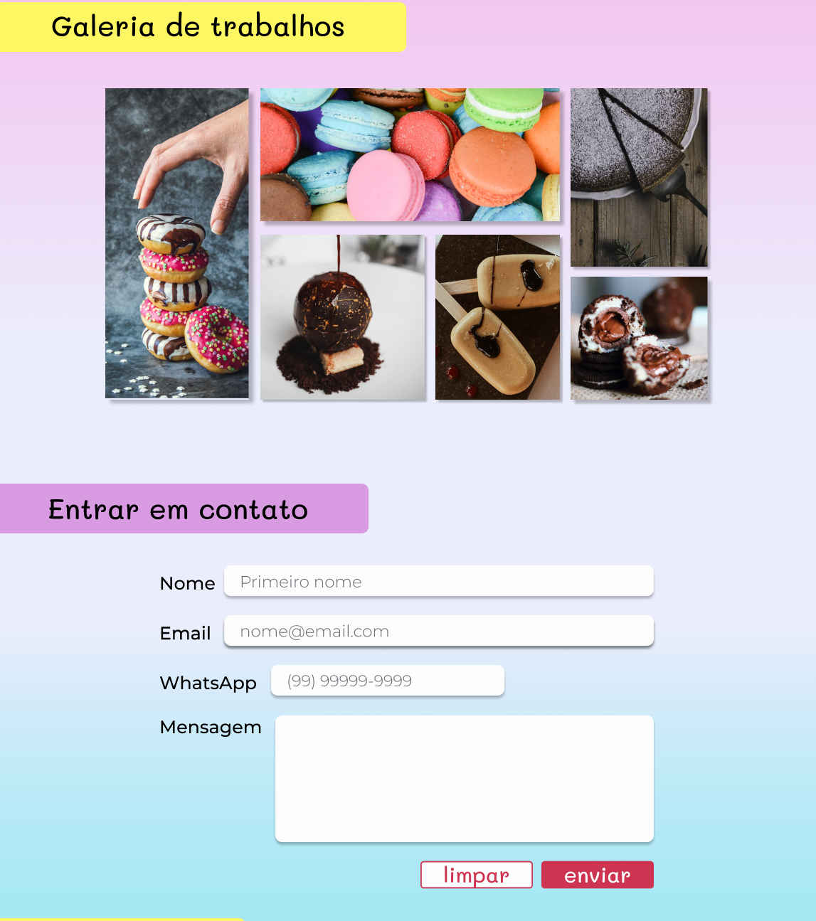 GitHub - paolaguedes/landing-candy-shop: A landing page of a candy shop.