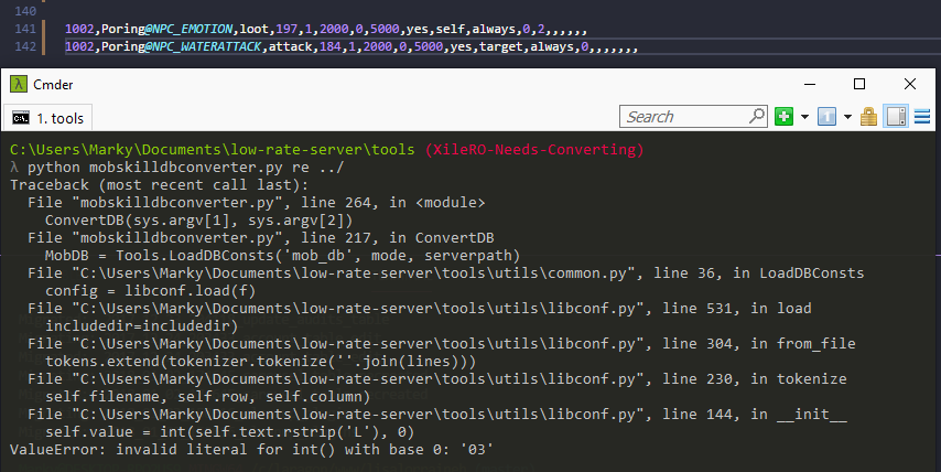 Mob Skill Database Converter broken · Issue #2045 · HerculesWS/Hercules · GitHub