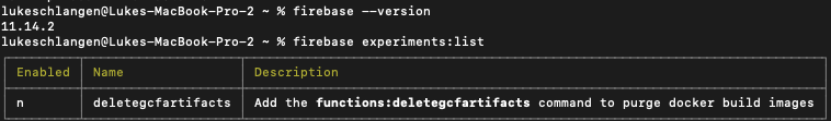 Not listing all experiments · Issue #5108 · firebase/firebase-tools · GitHub