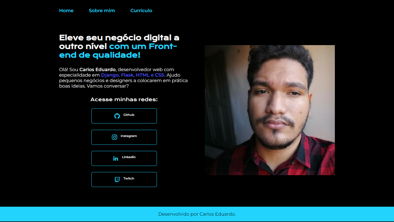 GitHub - duca-meneses/portfolio: Portfólio desenvolvido com os cursos de Html e Css da Alura