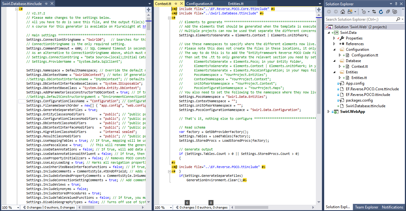 One Tt File Per Subfolder · Issue 389 · Sjh37entityframework Reverse Poco Code First