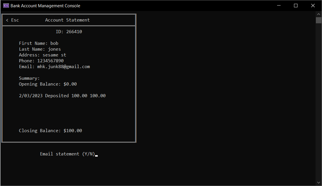 GitHub - MelvinHK/Bank-Account-Console-App: Simple console app for ...