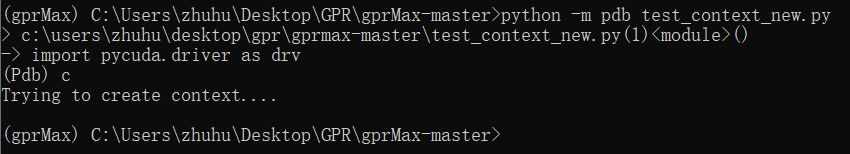 Problem creating a context with pycuda on certain GPUs · Issue #270 · gprMax/gprMax · GitHub
