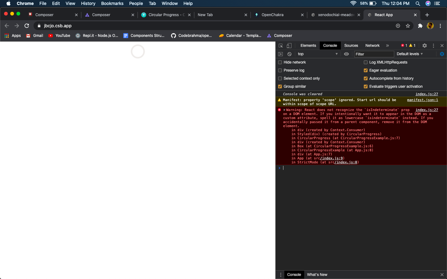 Circular Progress And Progress Loading Prop · Chakra Ui Chakra Ui