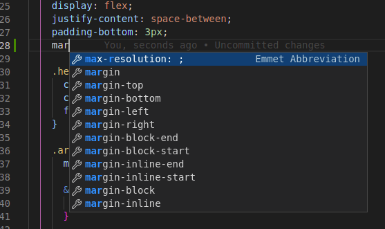 Make IntelliSense suggest 'margin' instead of 'max-resolution' when ...