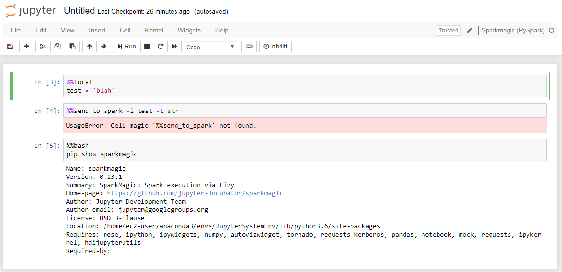 UsageError: Cell magic `%%send_to_spark` not found. · Issue #587 ... UsageError: Cell magic `%%send_to_spark` not found. · Issue #587 ...
