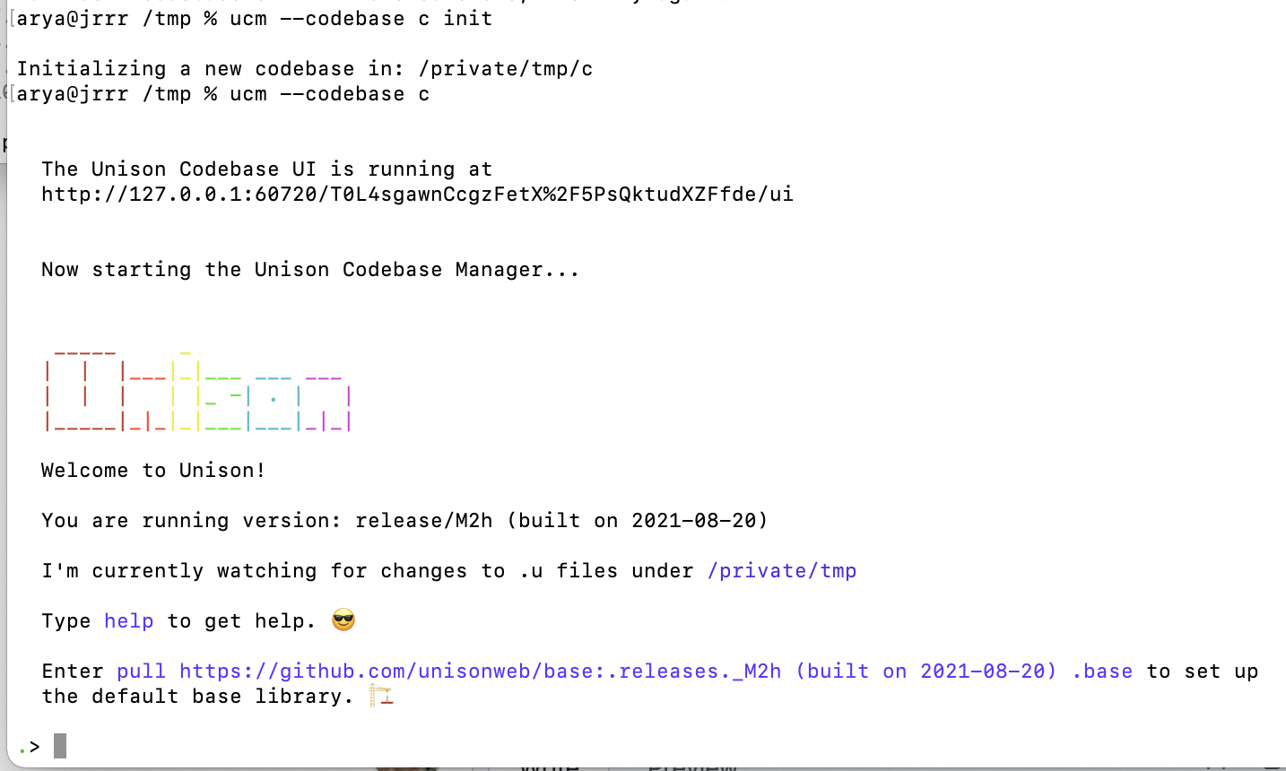 M2h shows wrong pull hint for new codebases · Issue #2361 · unisonweb/unison · GitHub