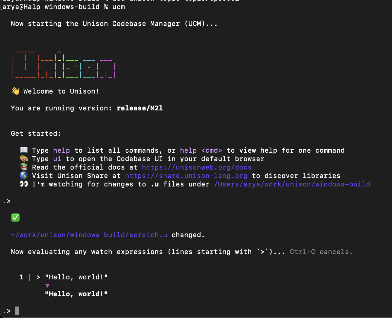 ansi sequences sometimes not displaying right on Windows · Issue #2930 · unisonweb/unison · GitHub