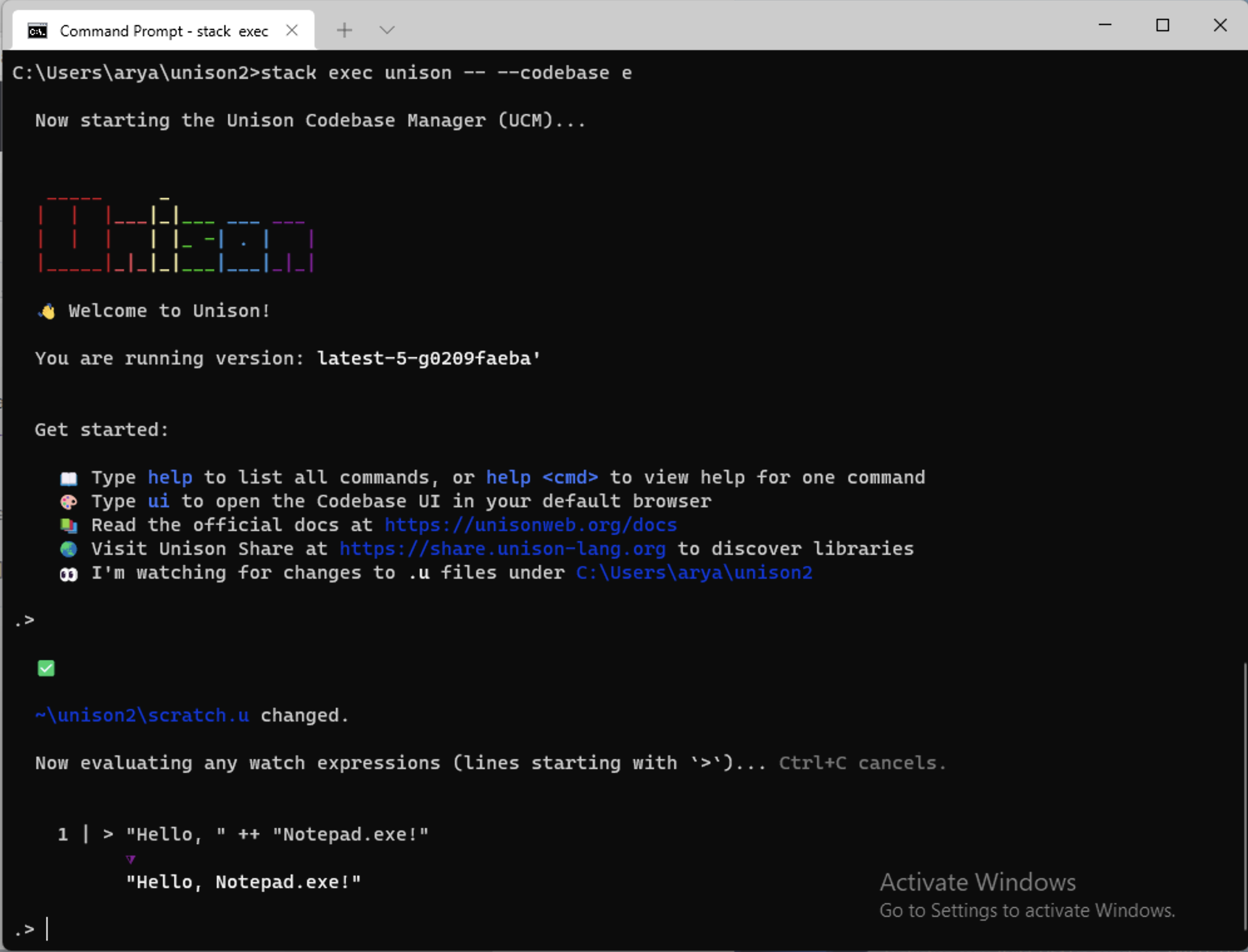 ansi sequences sometimes not displaying right on Windows · Issue #2930 · unisonweb/unison · GitHub