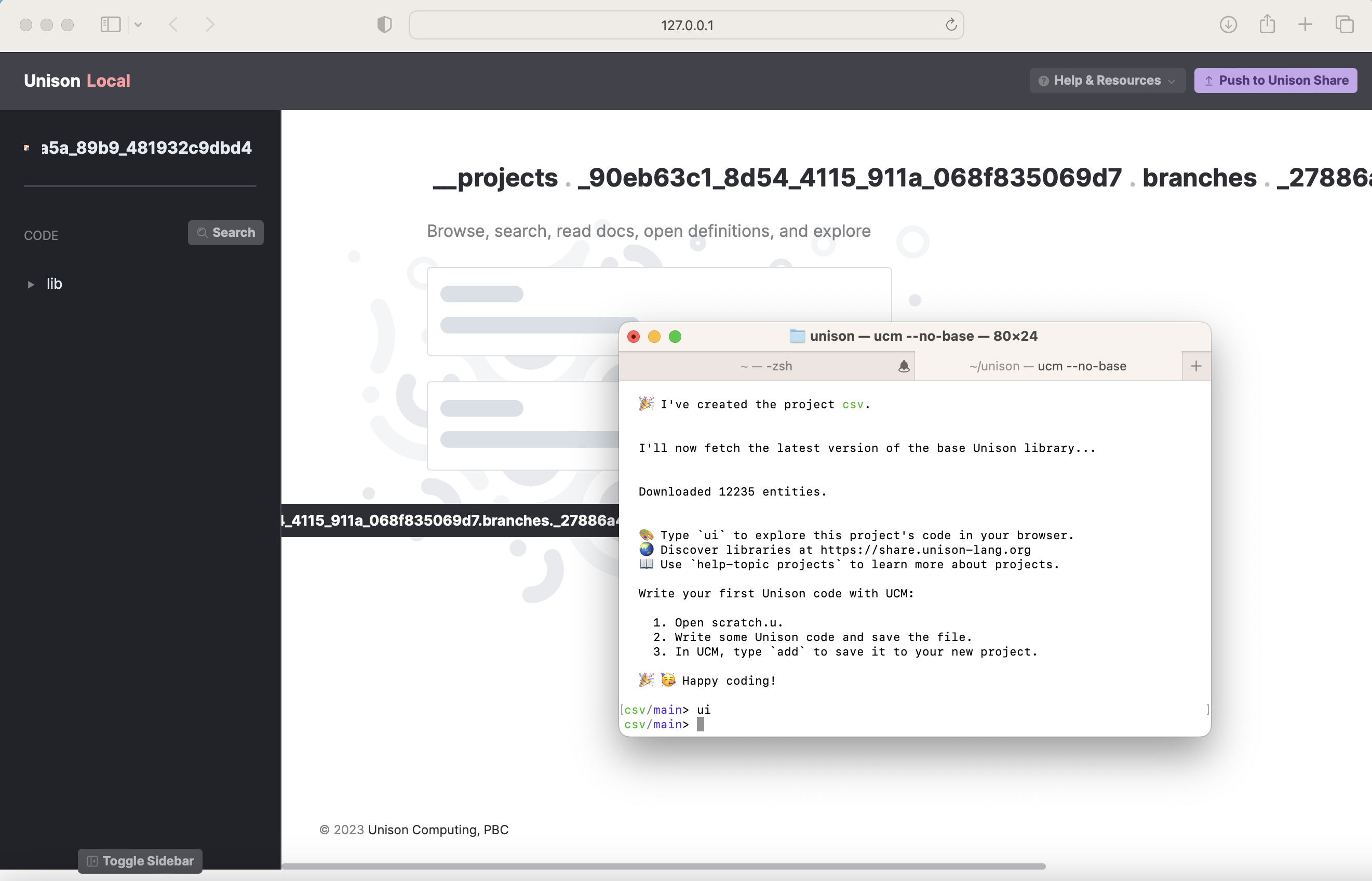 Make Local Ui Work With Projects · Issue 4132 · Unisonweb Unison · Github