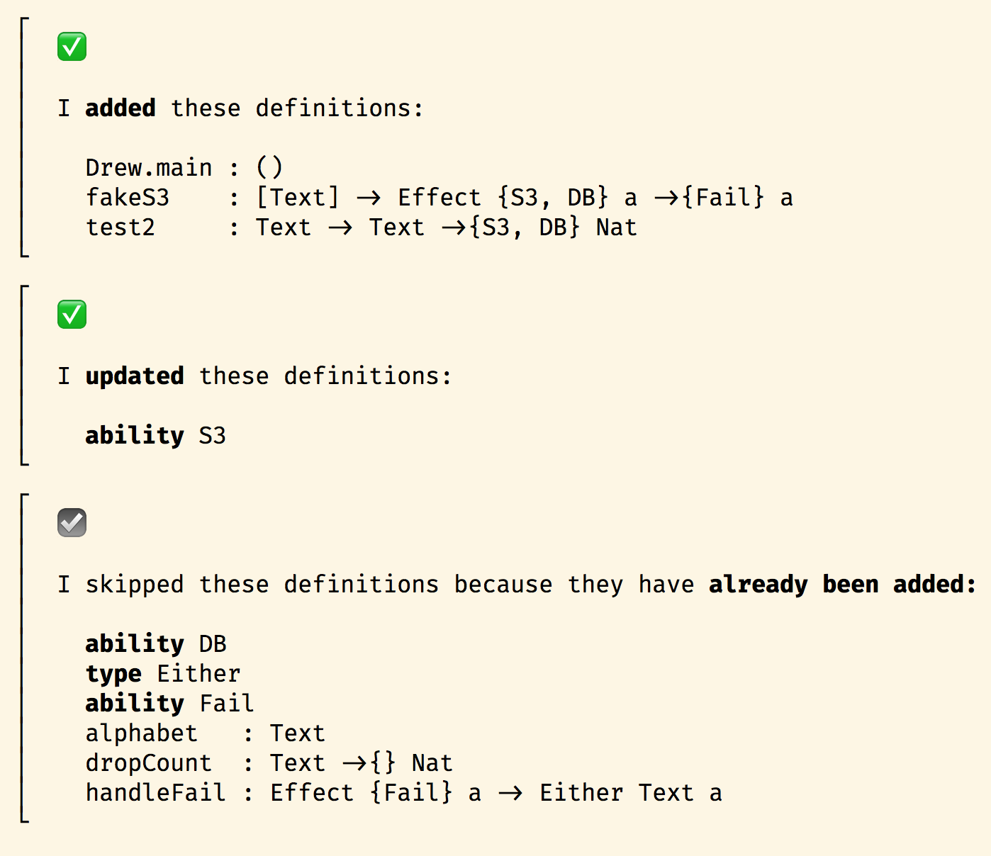 What's the best way to present results of an `add` / `update`? · Issue ...