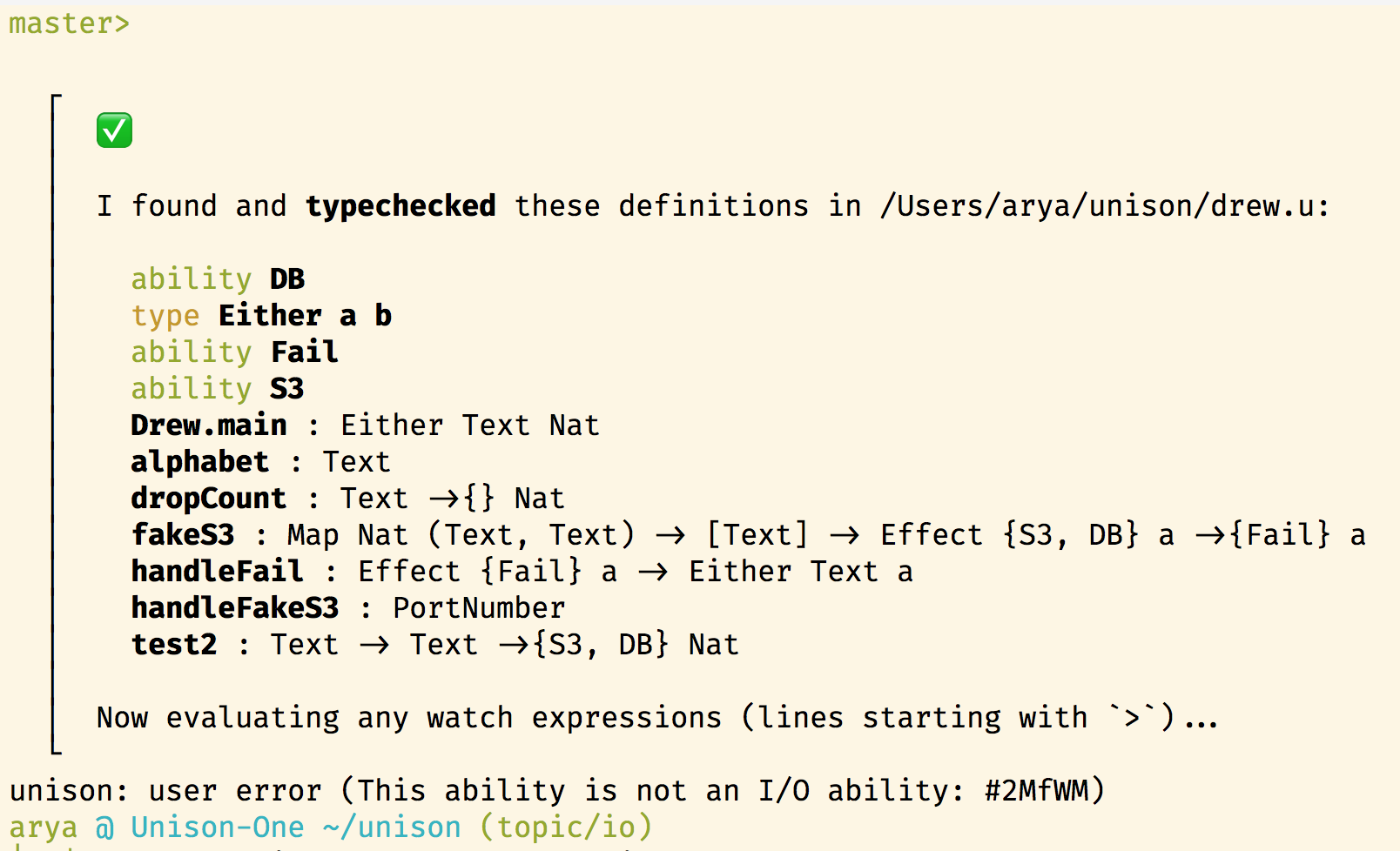 Unhandled request should not crash the codebase editor and the message should show some name for ...