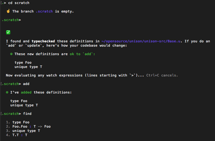 when updating a type, its new constructors aren't added · Issue #570 · unisonweb/unison · GitHub