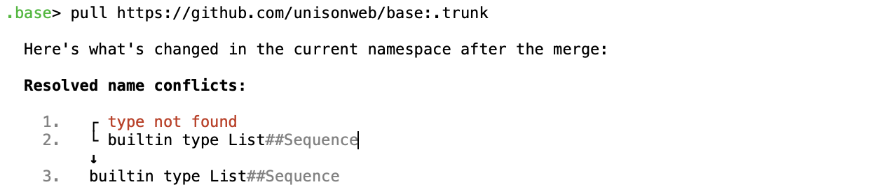 in diffs, there are some stray newlines in the "Resolved name conflicts" section · Issue #1480 ...