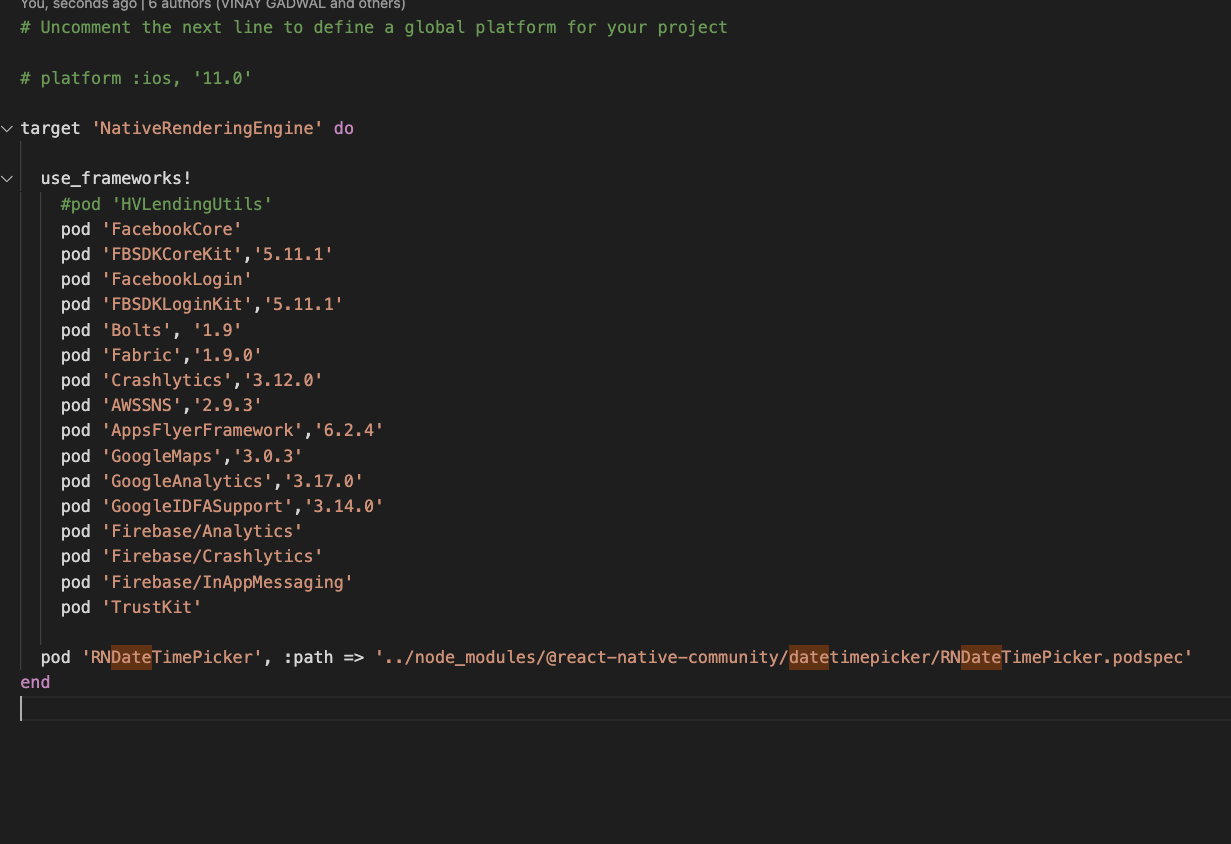 Error when pod install · Issue #500 · react-native-datetimepicker/datetimepicker · GitHub