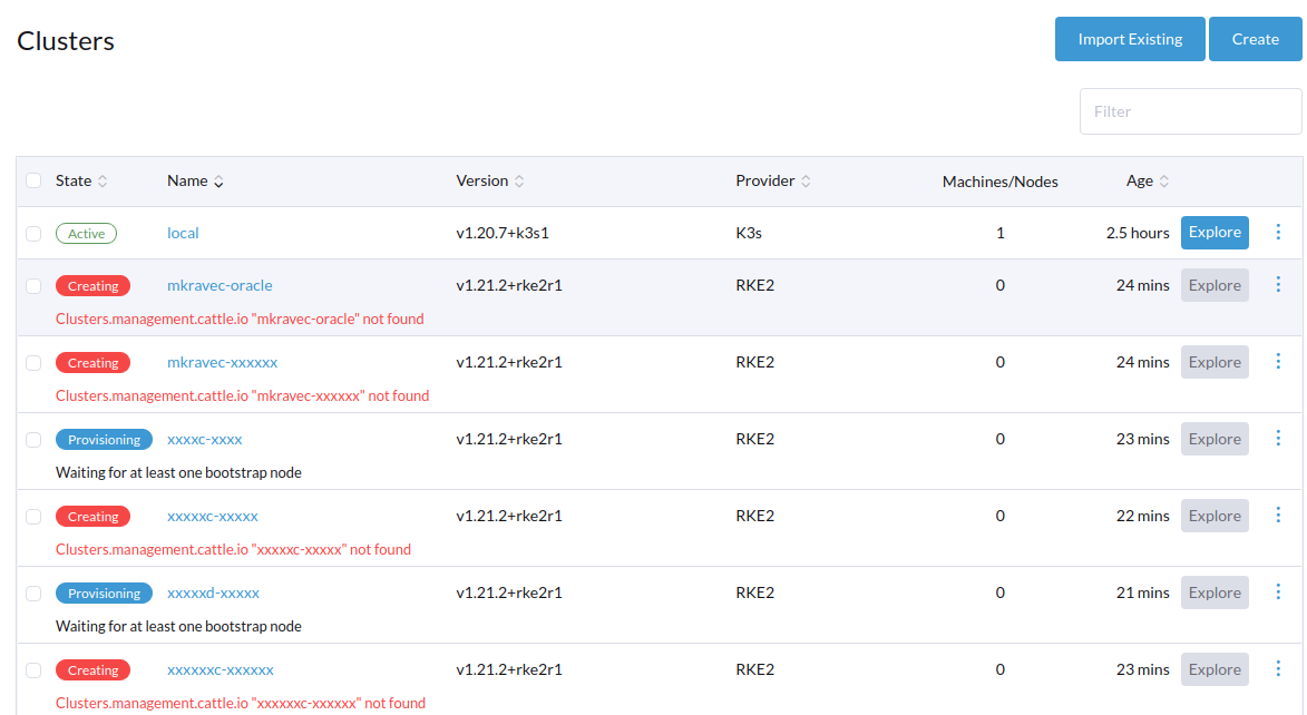 Unable to create custom rke2 cluster with specific names · Issue #33694 · rancher/rancher · GitHub