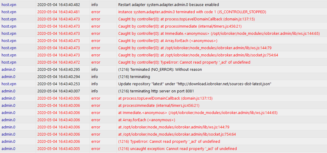 Info tab crashes admin · Issue #566 · ioBroker/ioBroker.admin · GitHub