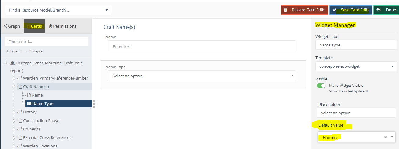 GUI - Arches Designer - Changing the Concept Collection for a concept/concept list node allows ...