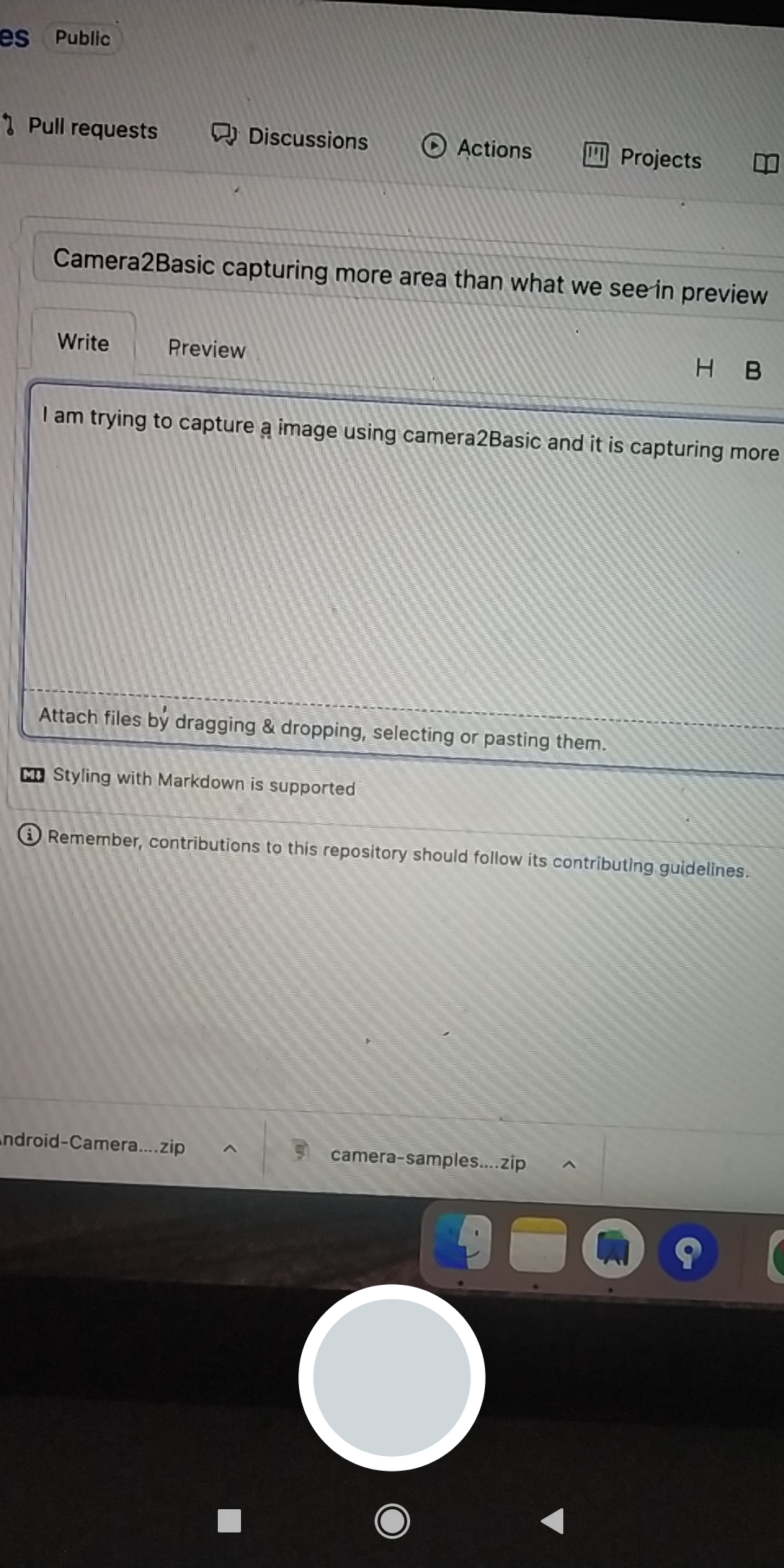 Camera2Basic capturing more area than what we see in preview · Issue #426 · android/camera ...