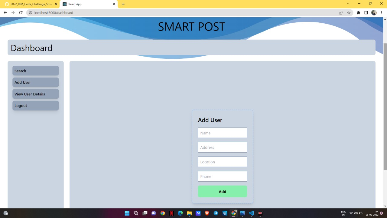GitHub - nikhilkp6/2022_IBM_Code_Challenge_Smartpost