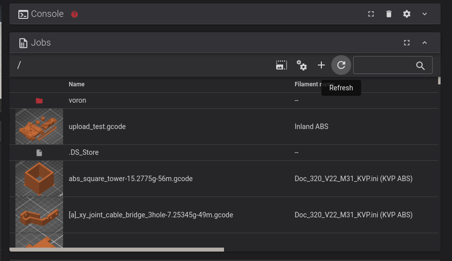 Fluidd won't load thumbnails without restarting moonraker service · Issue #614 · Arksine ...