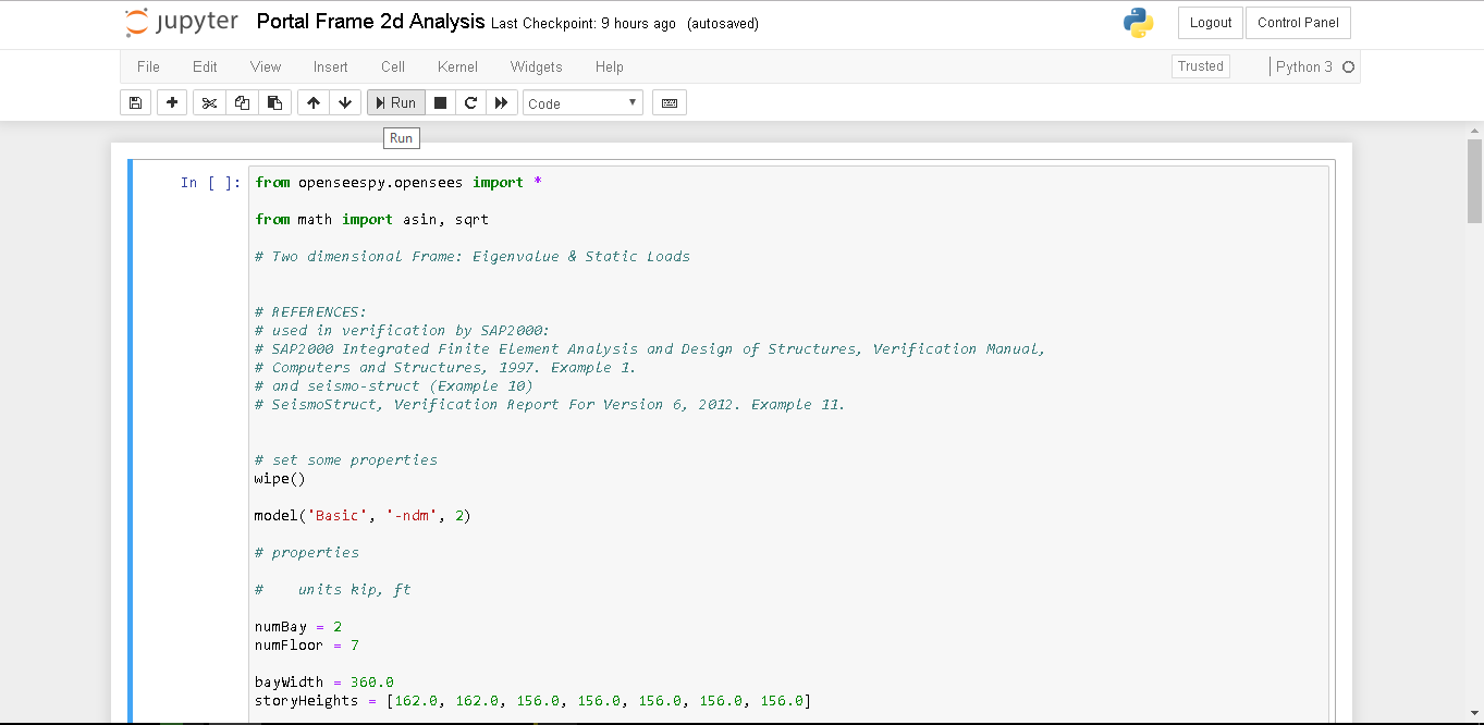 Job Status Failed · Issue 74 · Zhuminjie Openseespydoc · Github