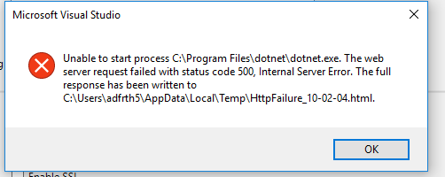 Blazor Client Side App Cant Be Started With Custom App Url With Net