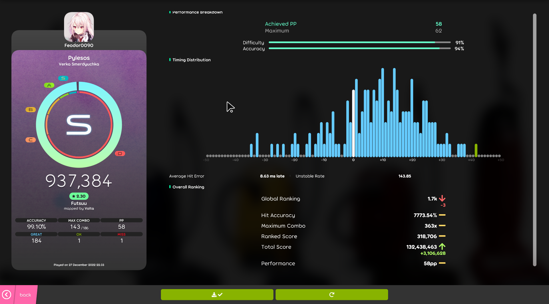 PP change isn't really shown · ppy osu · Discussion #21825 · GitHub