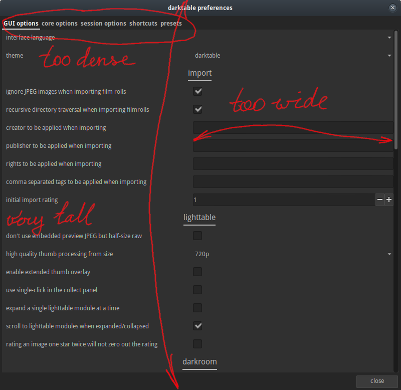 Darktable 2.7 → Preferences window size issues · Issue #2858 · darktable-org/darktable · GitHub