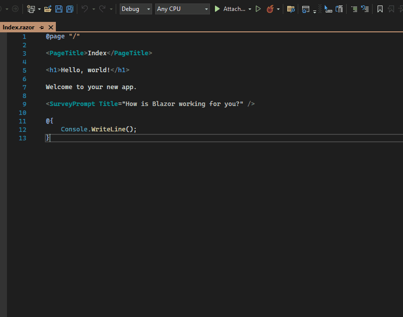 Razor editor loses Intellisense when an unsaved, edited document is closed and reopened · Issue ...