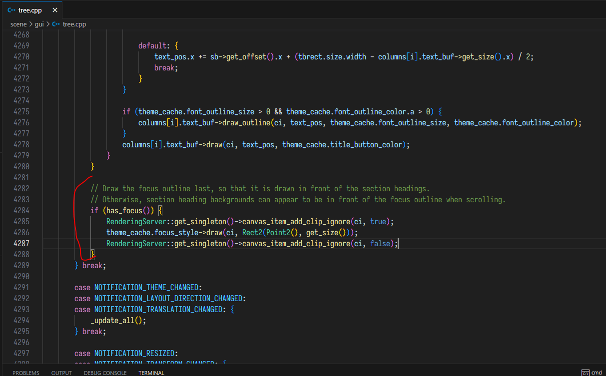 Draw issue with focus in UI elements (Compatibility renderer) · Issue #74115 · godotengine/godot ...