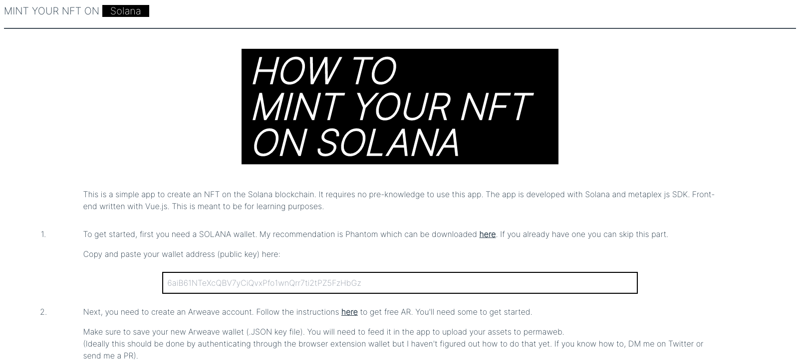 GitHub - oggreo/mint-nft-sol