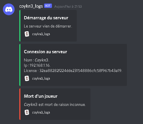 GitHub - souki03/fivem_logs: This is a discord webhook logs for your fivem server