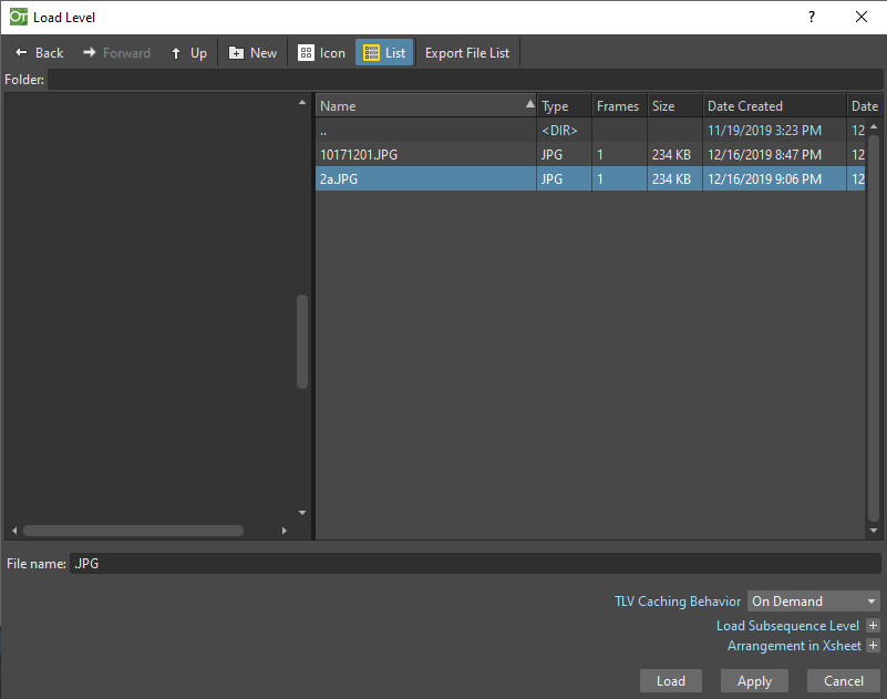 Levels with two character alpha numeric filename fail · Issue #2945 · opentoonz/opentoonz · GitHub