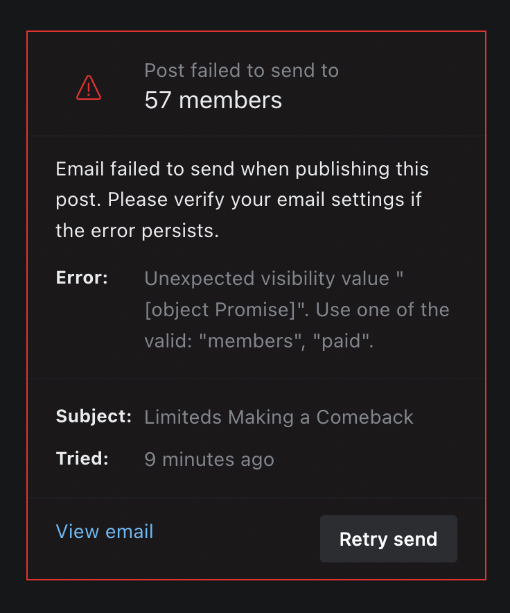 Cannot Send Emails · Issue 14854 · Tryghost Ghost · Github