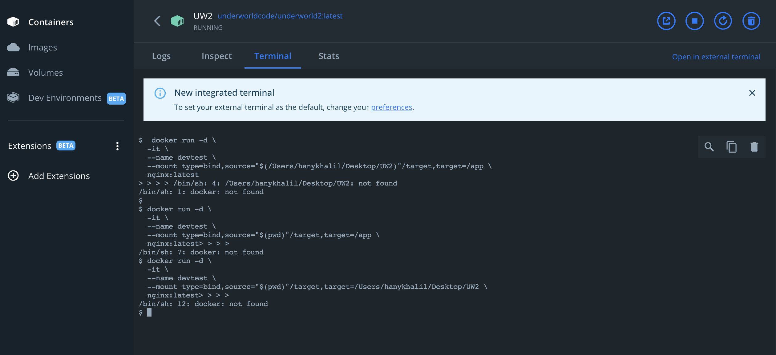 Try to change my workspace directory to local folder · Issue #647 · underworldcode/underworld2 ...